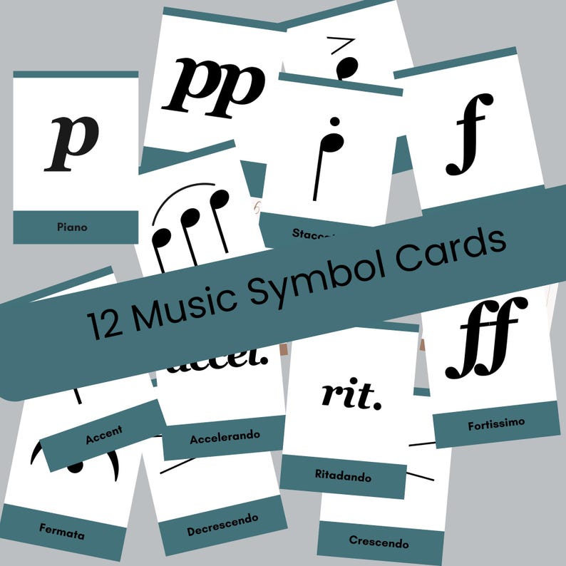 Singing Time Music Symbol Cards | Digital Download | Fun Games | Teach ...