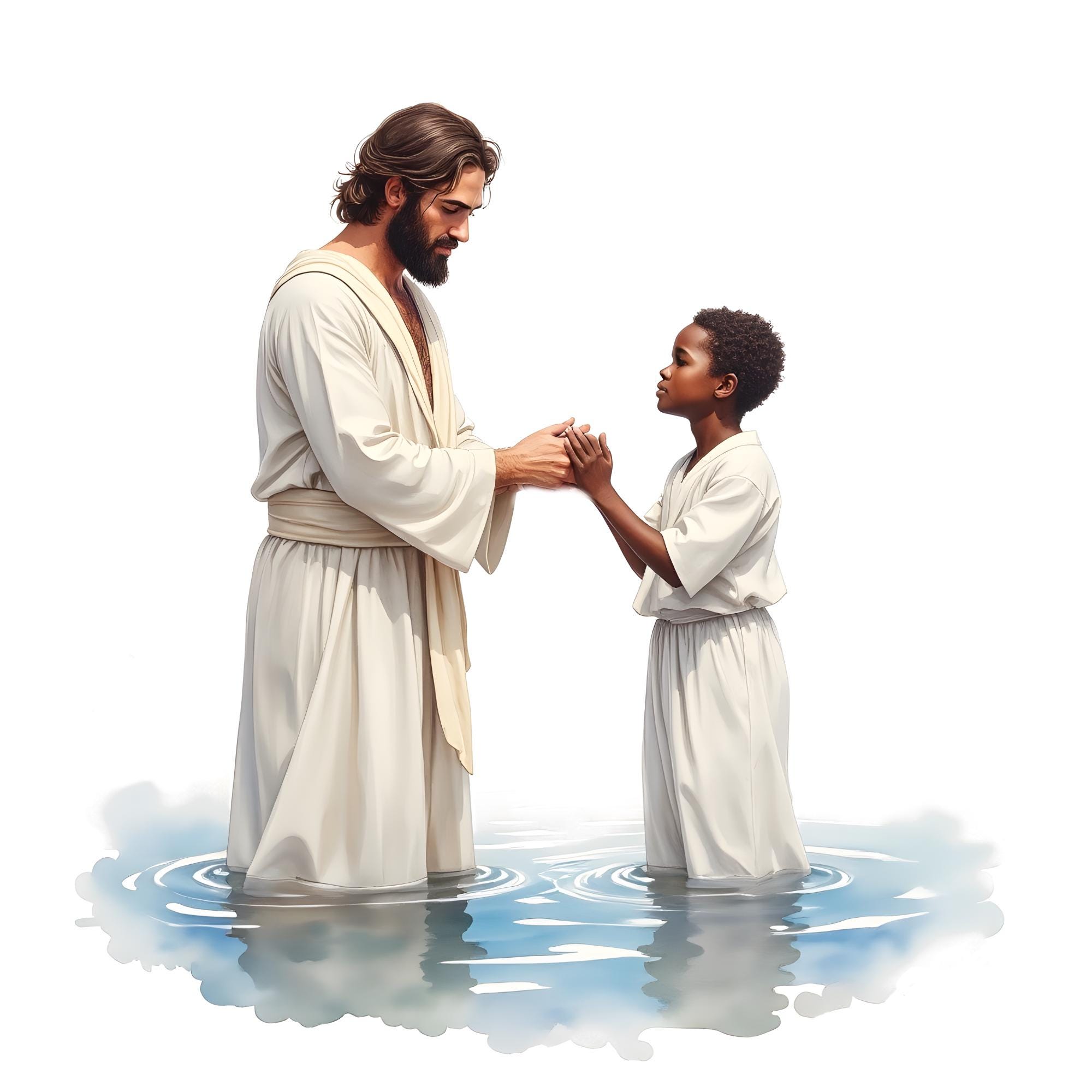 LDS Baptism Clipart Pack | 16 Transparent Pngs | 8-year-old Primary ...