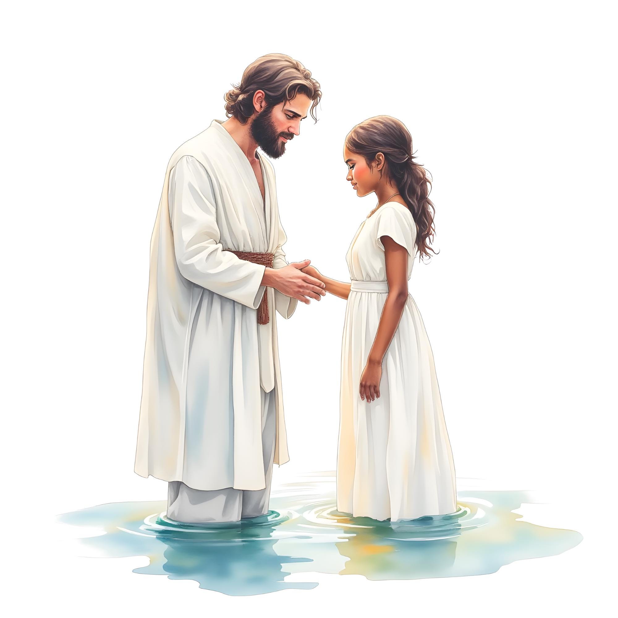 LDS Baptism Clipart Pack | 16 Transparent Pngs | 8-year-old Primary ...