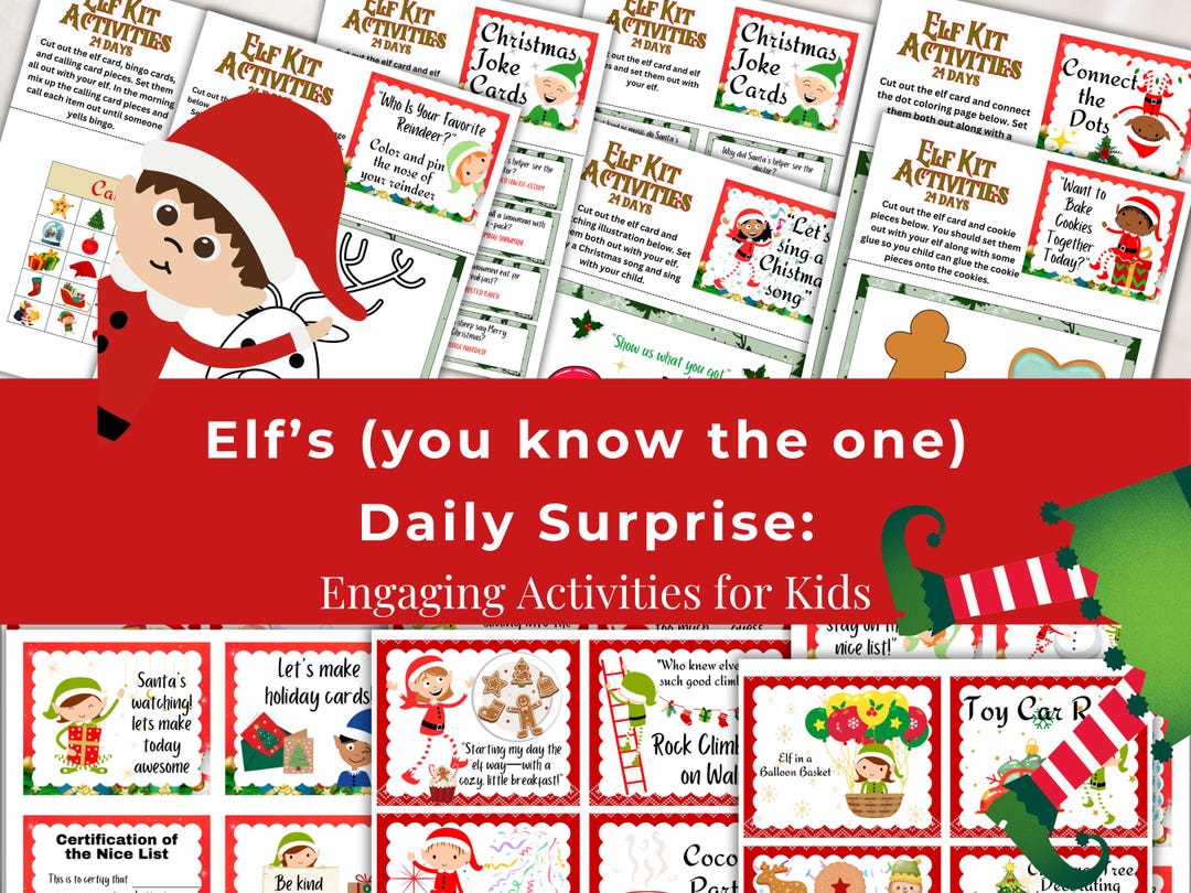 Elf Activities for Kids: 24 Fun Christmas Countdown Ideas From Your ...