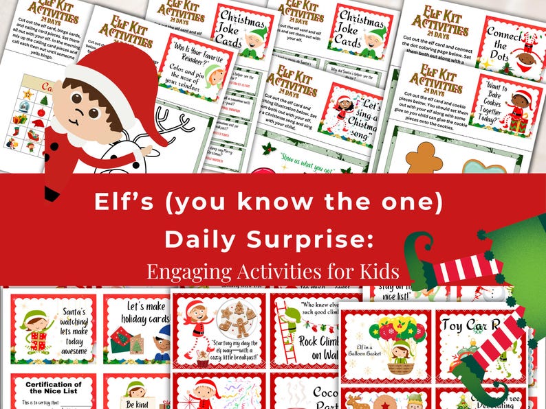 Elf Activities for Kids: 24 Fun Christmas Countdown Ideas From Your ...