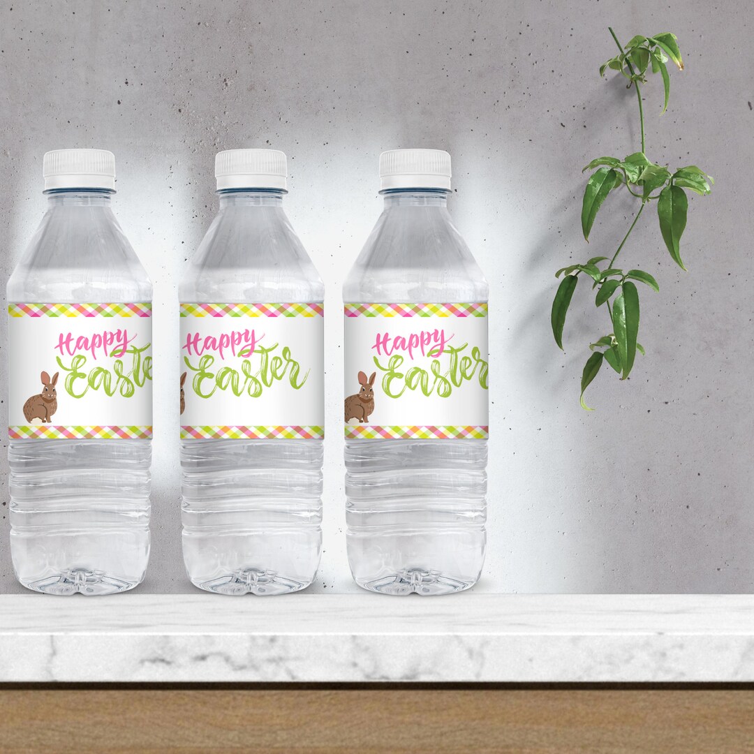 Hop Into Hydration This Easter With Our Adorable Water Bottle Labels ...