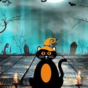 DIY Black Cat Halloween Craft Kit | Printable Cut & Glue Activity | Fun ...