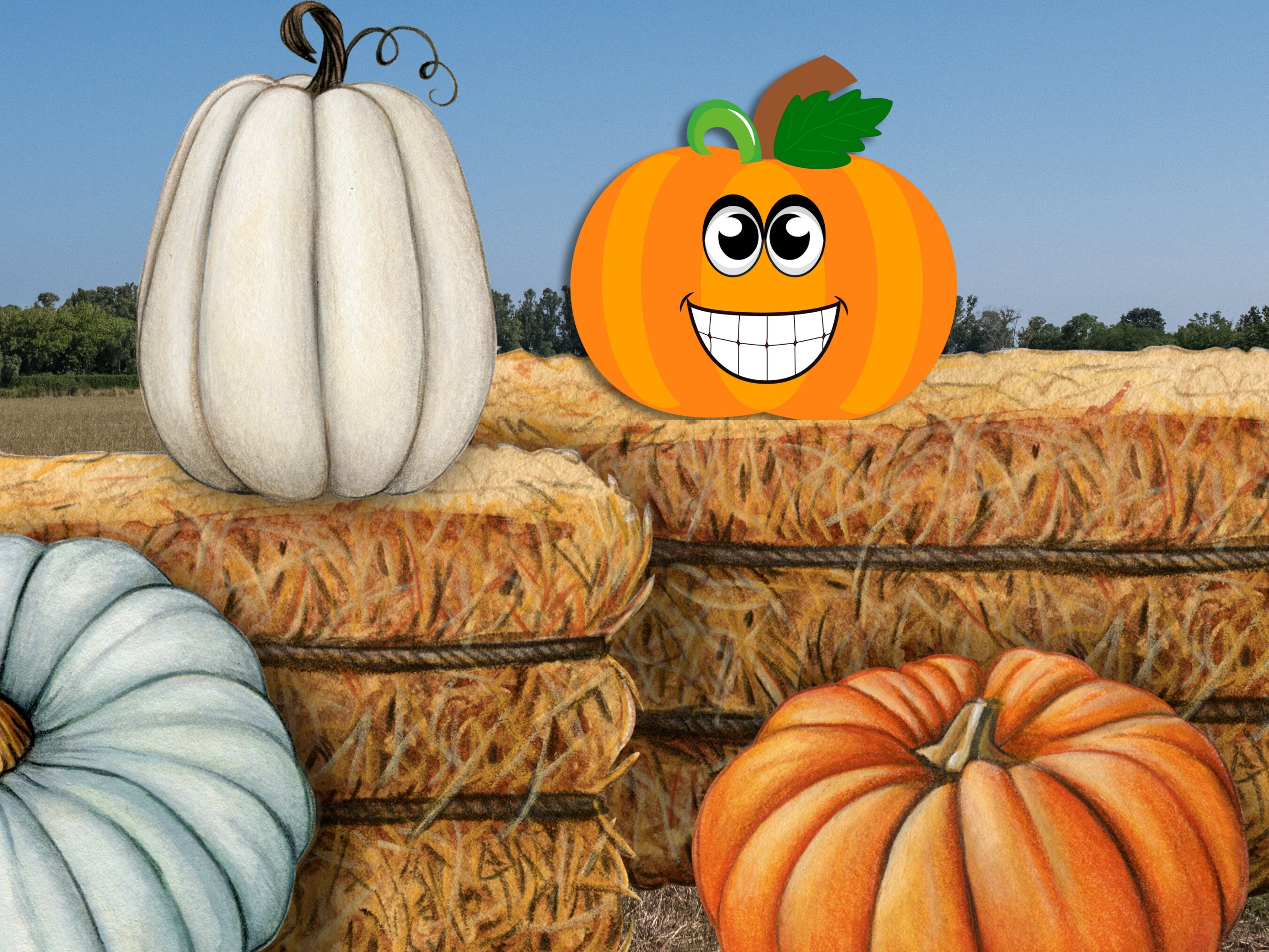 Halloween Build a Pumpkin Kid Craft | Make a Pumpkin | Printable Cut ...