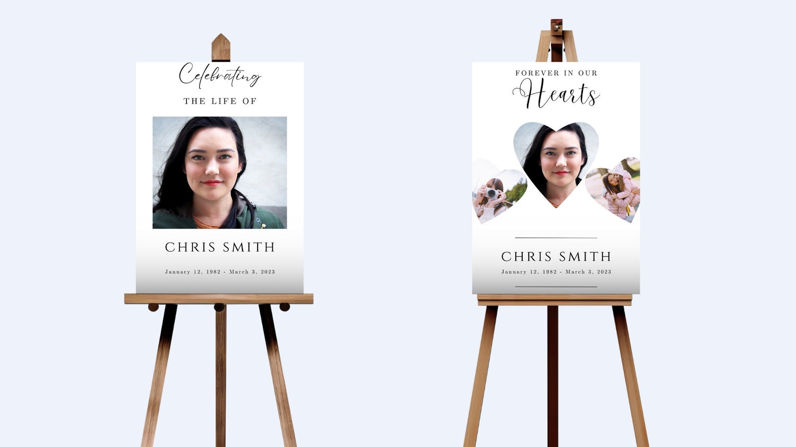 Celebration of Life Poster Celebration of Life Sign Multiple Photo Sign ...