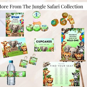 Safari Animal Seating Chart | Editable Template | Instant Download ...