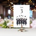 Graduation Dinner Table Numbers, Table Seating Card,class of 2024 ...