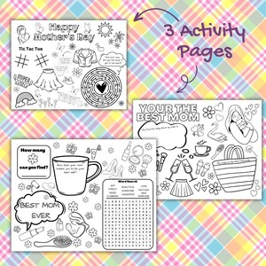 Mothers Day Printable Activity Bundle | Fun Party Games & Family ...