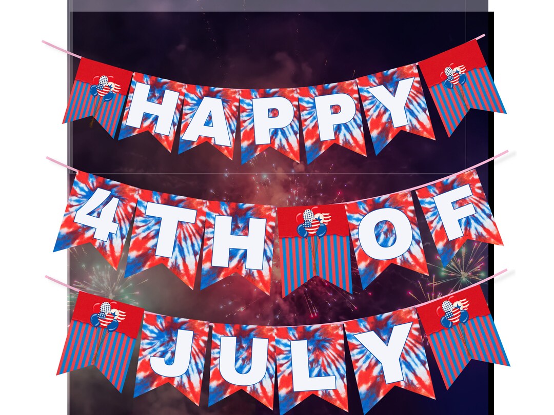Happy 4th of July Banner Printable | Celebrate Our Independence ...