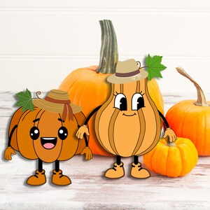 Autumn Build a Squash Kid Craft | Make Your Own Squash | Printable Cut ...