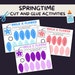 Build A Flower - Spring Cut and Glue Activity Printable for Kids - Fun ...