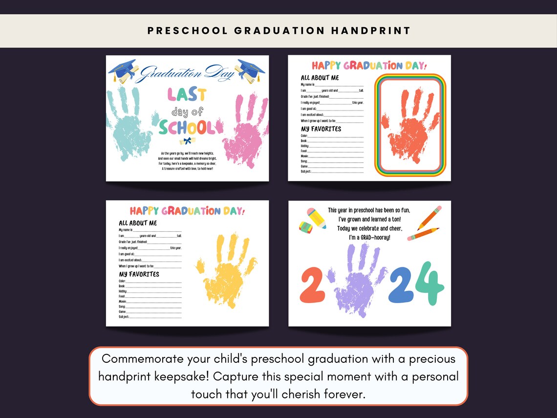 Editable Preschool Graduation Bundle, Preschool Graduation Invitation ...