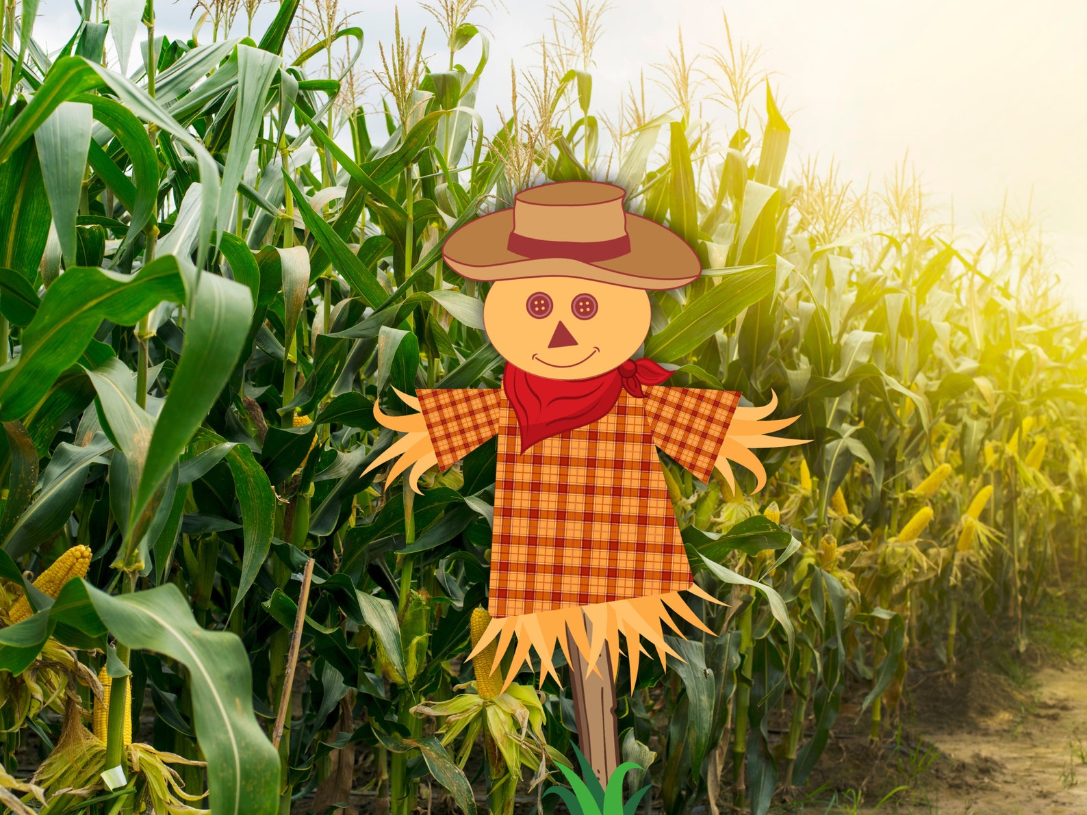 Build a Scarecrow Kid Craft | Make Your Own Scarecrow | Printable Cut ...