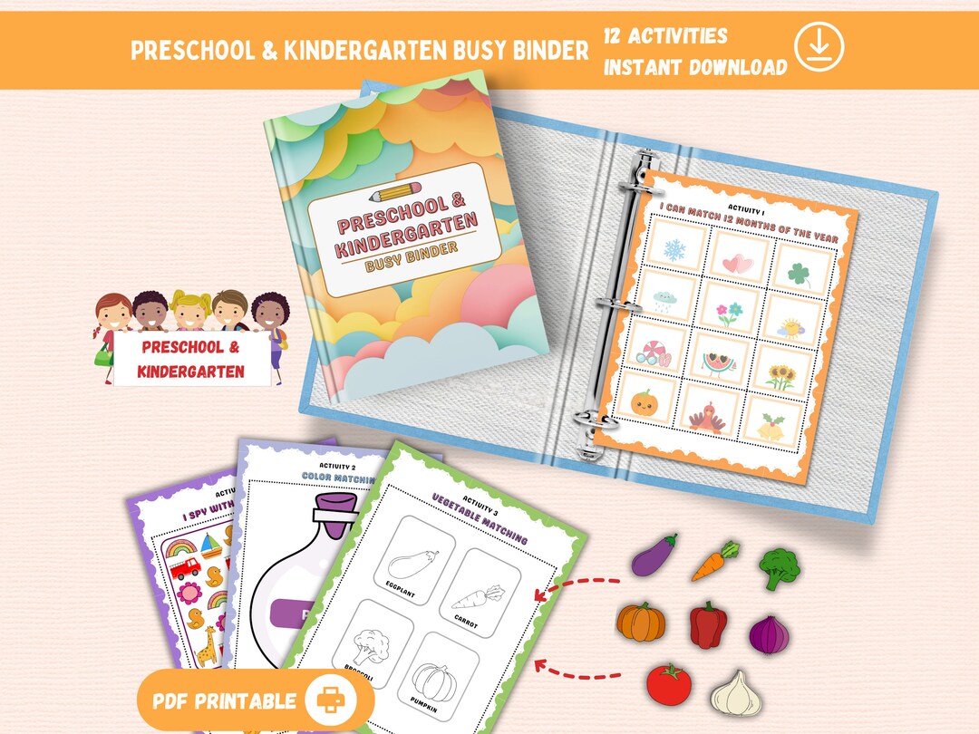 Printable Busy Sheets, Busy Binder Printable, Pre-school and ...