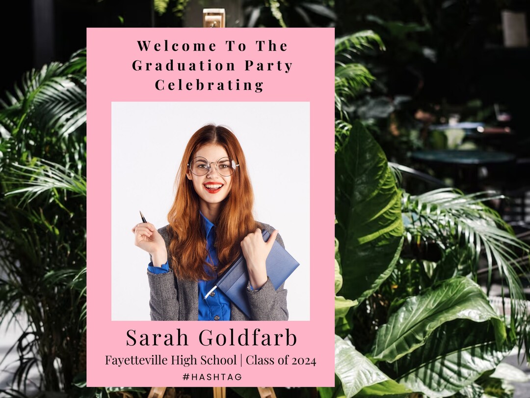 Graduation Party Welcome Sign Graduation Party Decorations Class of ...
