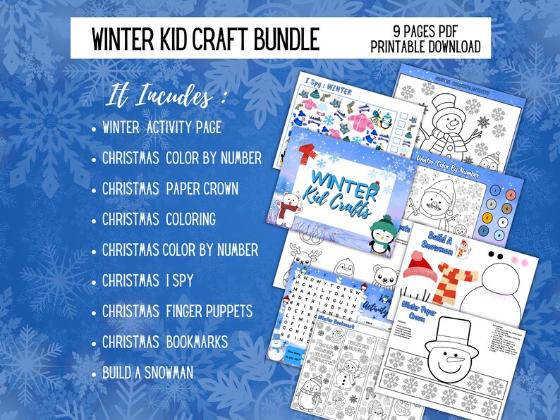 Winter Crafts for Kids Classroom | Party Games and Activities | Winter ...