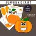 Halloween Build a Pumpkin Kid Craft | Make a Pumpkin | Printable Cut ...