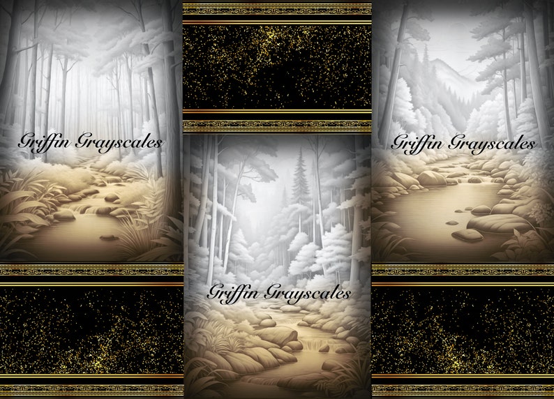 Coloring Pages for Adults, Grayscale Coloring Book, Grayscale Pages ...