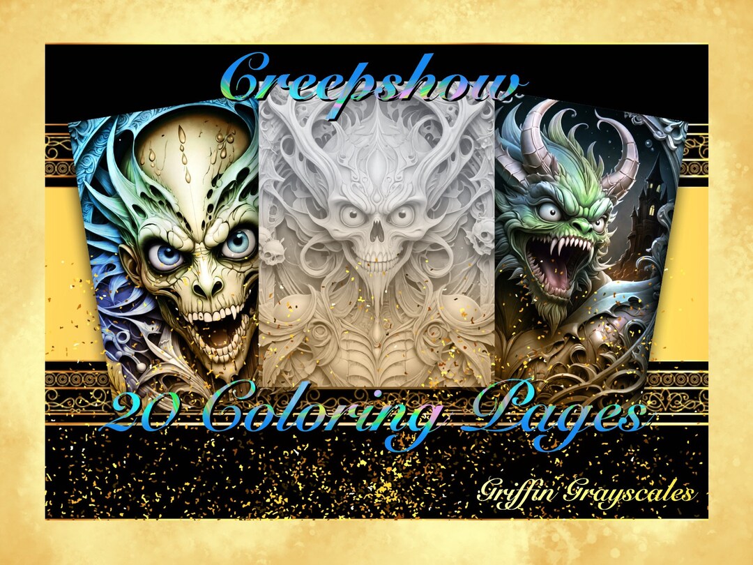 Coloring Pages for Adults, Grayscale Coloring Book, Grayscale Pages ...