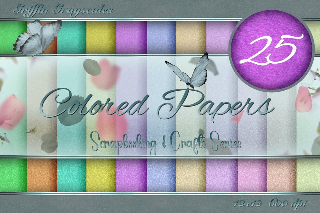 Printable Paper Backgrounds, Digital Paper for Scrapbooking, Crafts ...