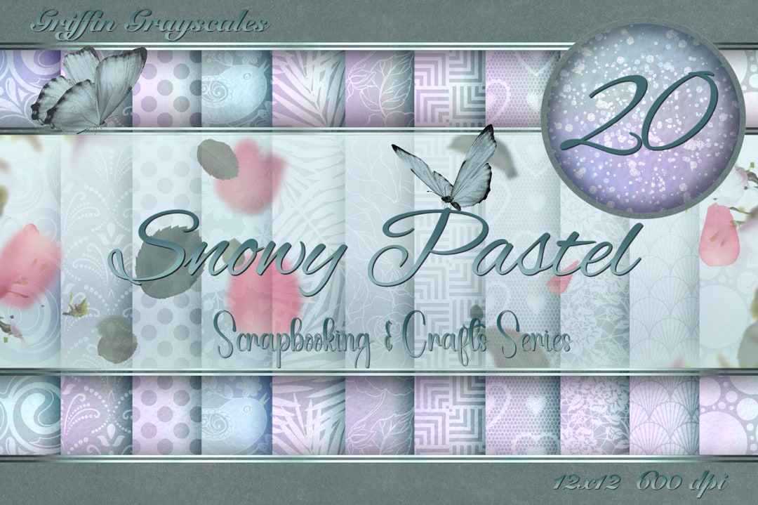Printable Paper Backgrounds, Digital Paper for Scrapbooking, Crafts ...