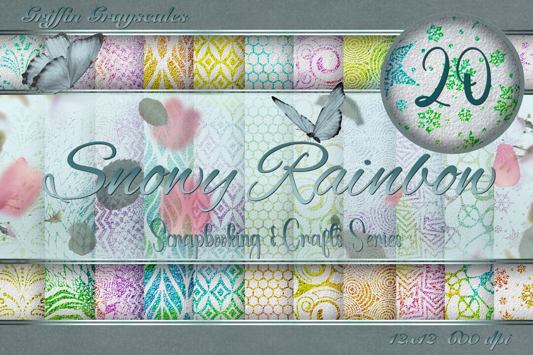 Printable Paper Backgrounds, Digital Paper for Scrapbooking, Crafts ...