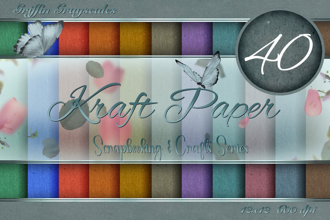 Printable Paper Backgrounds, Digital Paper for Scrapbooking, Crafts ...