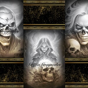 Coloring Pages for Adults, Grayscale Coloring Book, Grayscale Pages ...