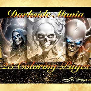 Coloring Pages for Adults, Grayscale Coloring Book, Grayscale Pages ...