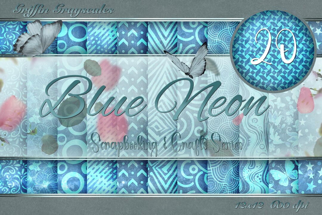 Printable Paper Backgrounds, Digital Paper for Scrapbooking, Crafts ...