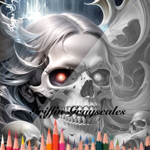 Coloring Pages for Adults, Grayscale Coloring Book, Grayscale Pages ...