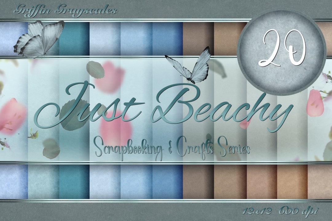 Printable Paper Backgrounds, Digital Paper for Scrapbooking, Crafts ...