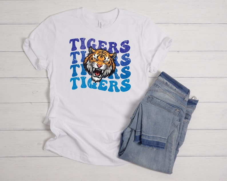 Distressed Tigers Digital File - Etsy