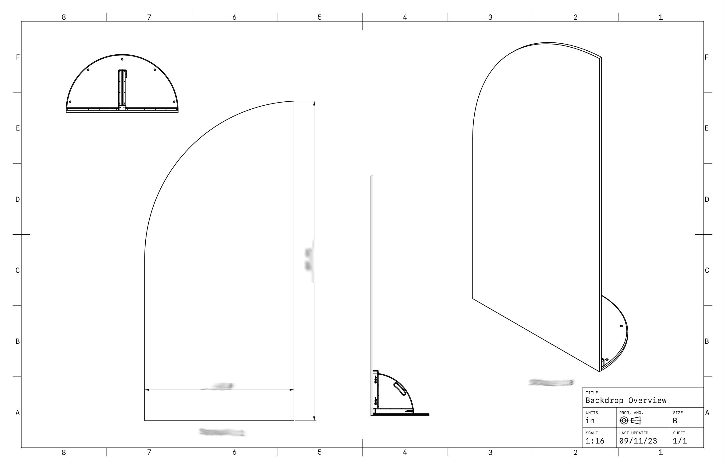 8x4ft Easy Setup Collapsable Backdrop PDF Plans & Blueprints for ...
