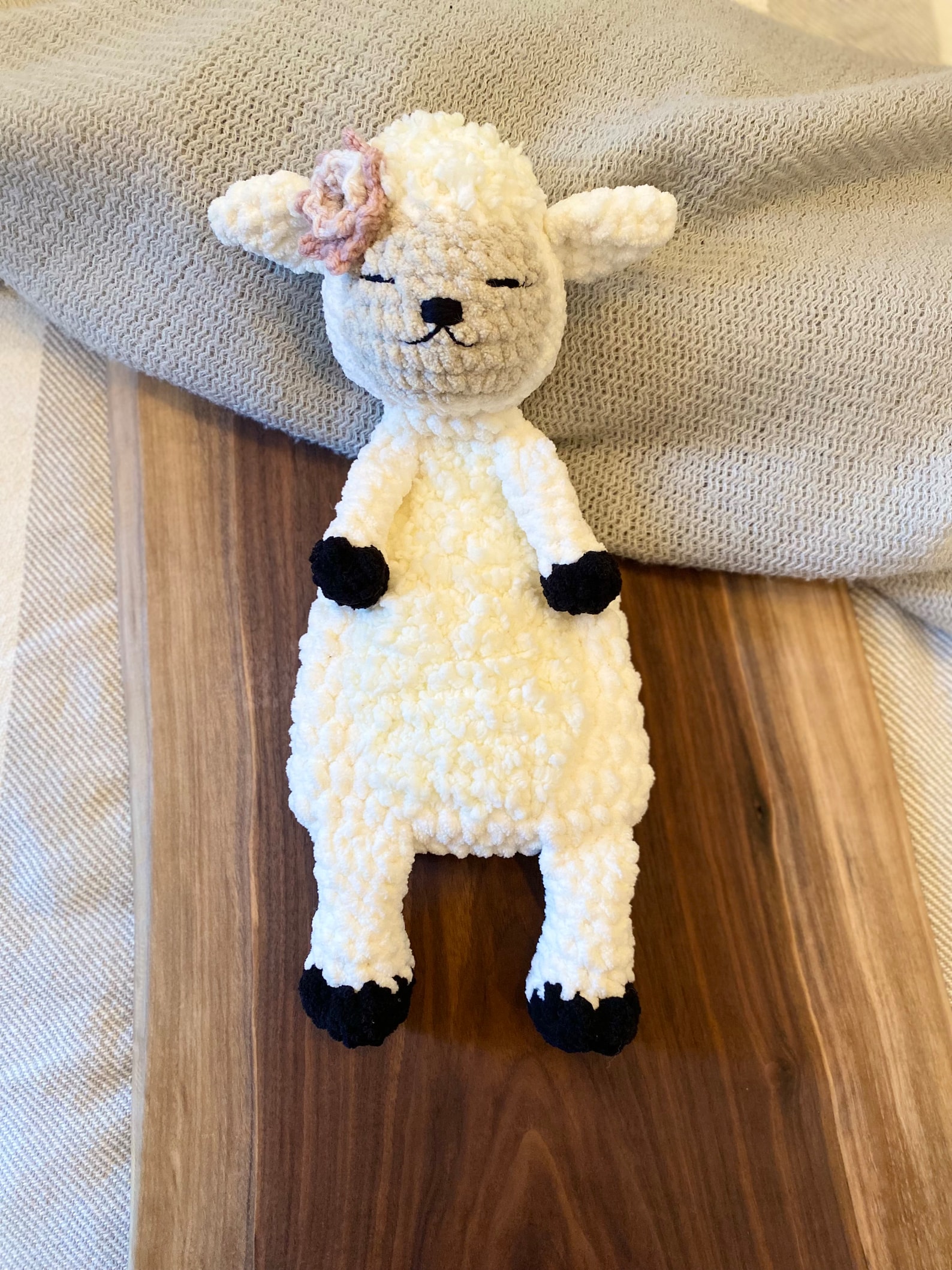 Crochet Pattern: Lottie Lamb Digital Crochet Lamb Snuggler Animal ...
