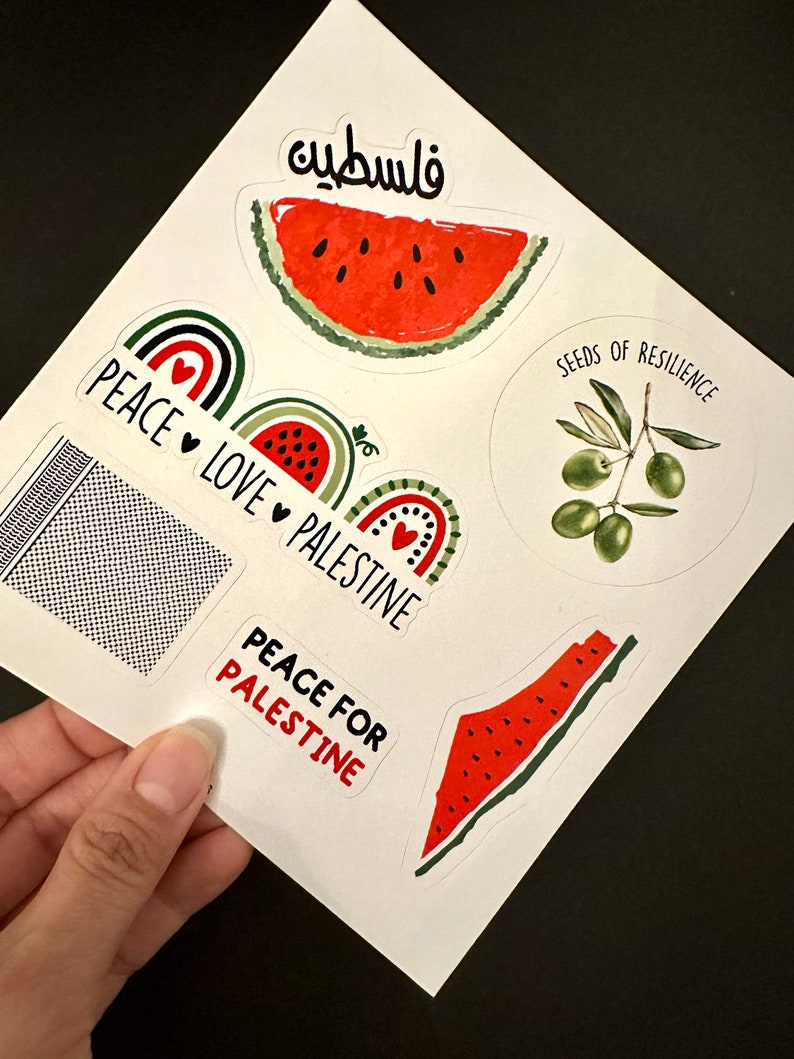 Palestine Stickers Peace for Palestine Stickers for Laptop, Phone ...