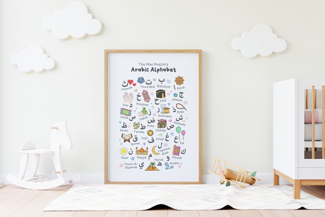 Arabic Alphabet for Muslim Kids | Islamic Alphabet | Kids Learning ...