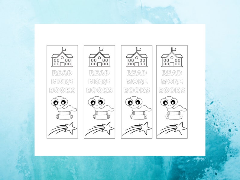 Coloring Bookmarks, Printable Coloring Bookmarks, Coloring Page ...