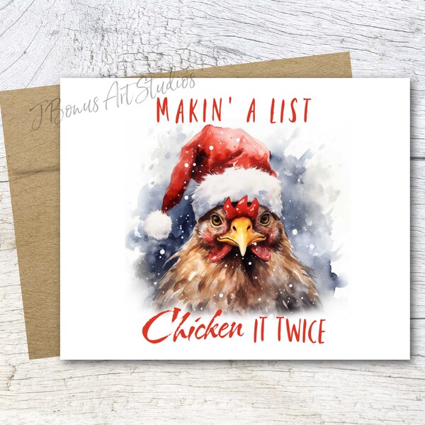 Funny Chicken Note Cards - Etsy