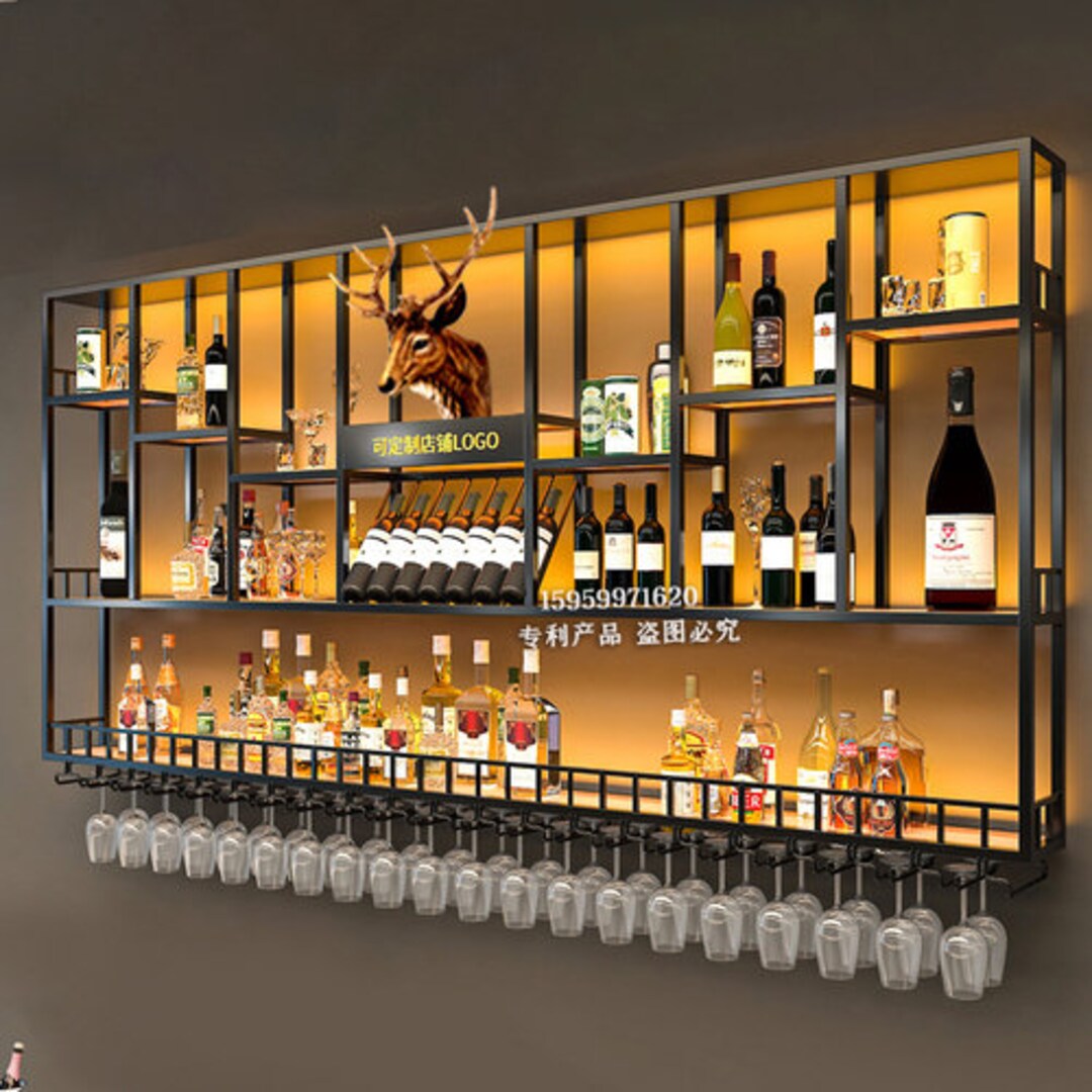 Modern Wine and Whiskey Storage for Sophisticated Living: - Etsy