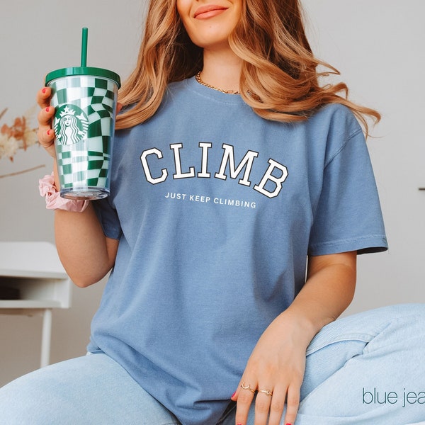Climbing T Shirt - Etsy
