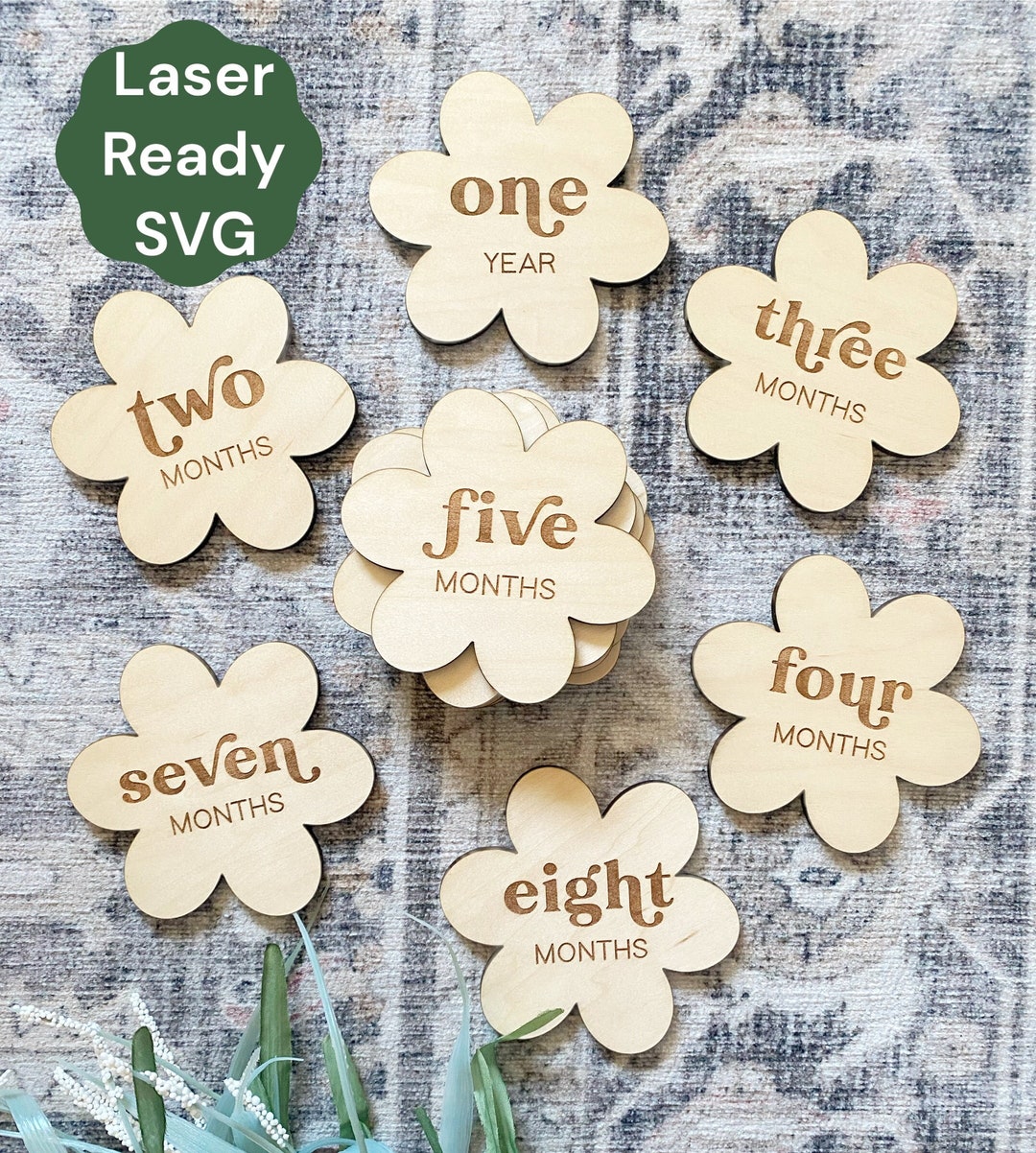 Daisy Milestone Svg-digital File - Etsy