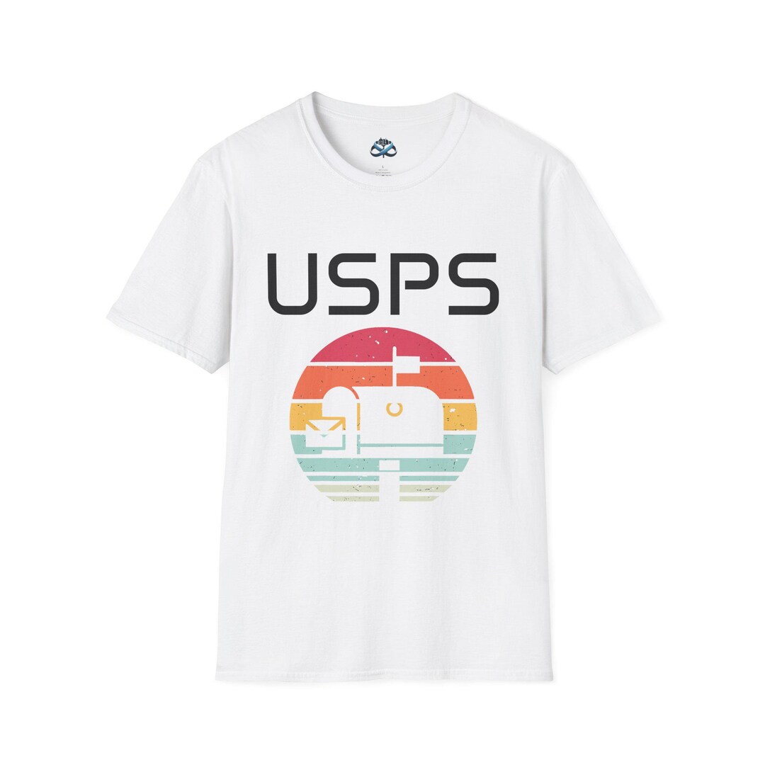 Vintage USPS T-shirt: Retro Postal Service Design - Etsy