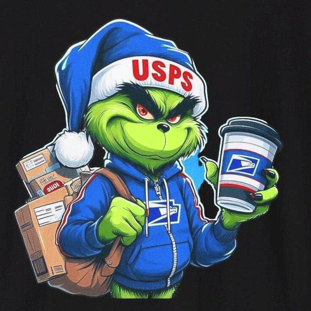 Colorful Funny Grinch Post Office Christmas T-shirt Holiday Festive Tee ...