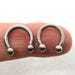10G 12G Septum Ring Silver Septum Jewelry Septum Rings Horseshoe Ring ...