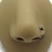 Spike Nose Ring Hoop — Double Spike Nostril Piercing in 20 Gauge / 18 ...