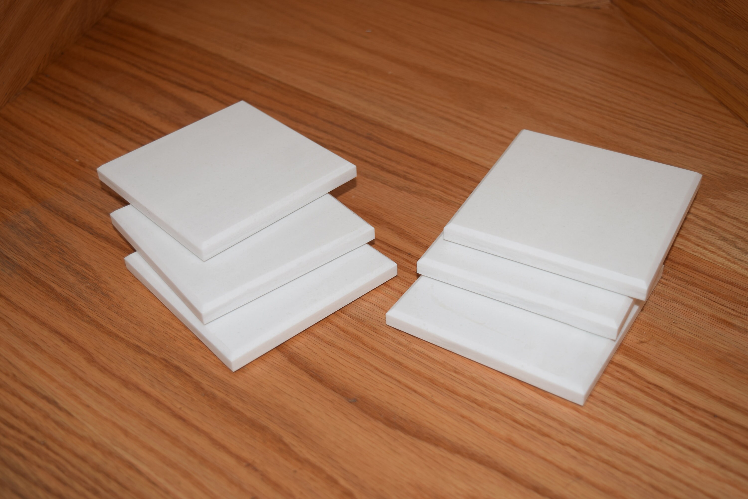 Corian Solid Surface Square Coasters Set of 06 Pieces - Etsy