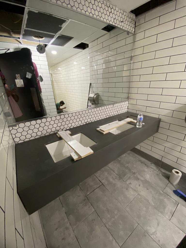 Custom Corian Countertop Sheet: Solid Surface Shelf, Home & Kitchen - Etsy