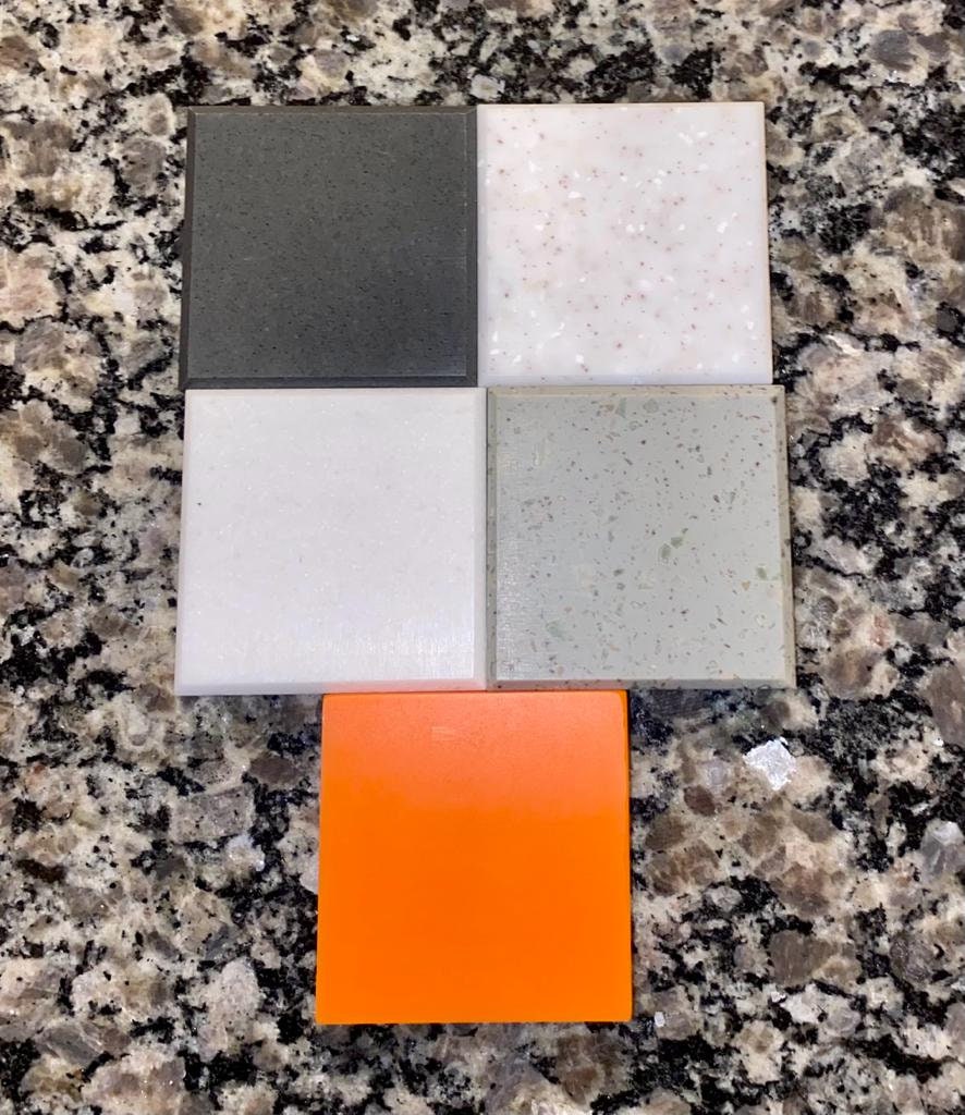 1/2" Inch Thick Solid Surface Cutting Board With Bevel Edge | Corian ...