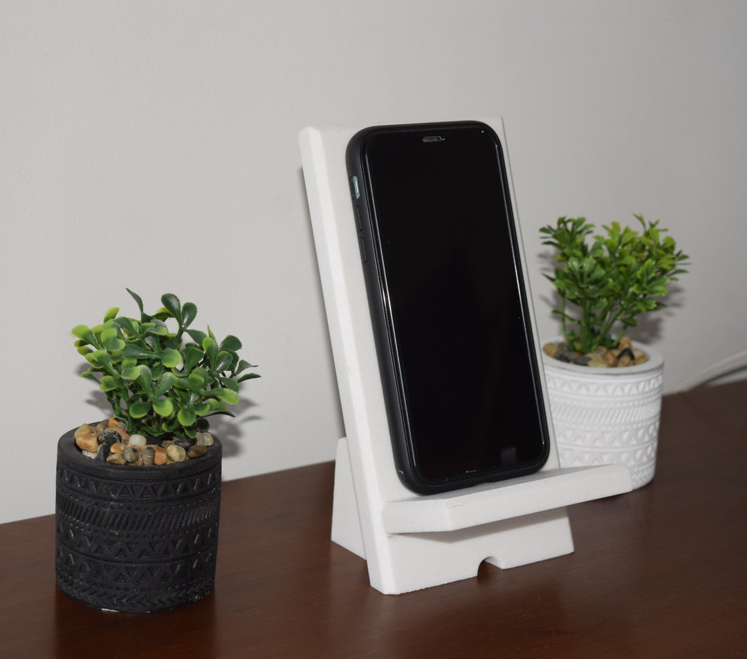 Corian Solid Surface Mobile Stand Charging Mobile Holder Handcrafted ...